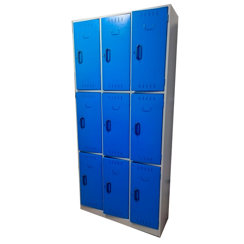 Locker de 6 puestos 3 cuerpos - Isometrish